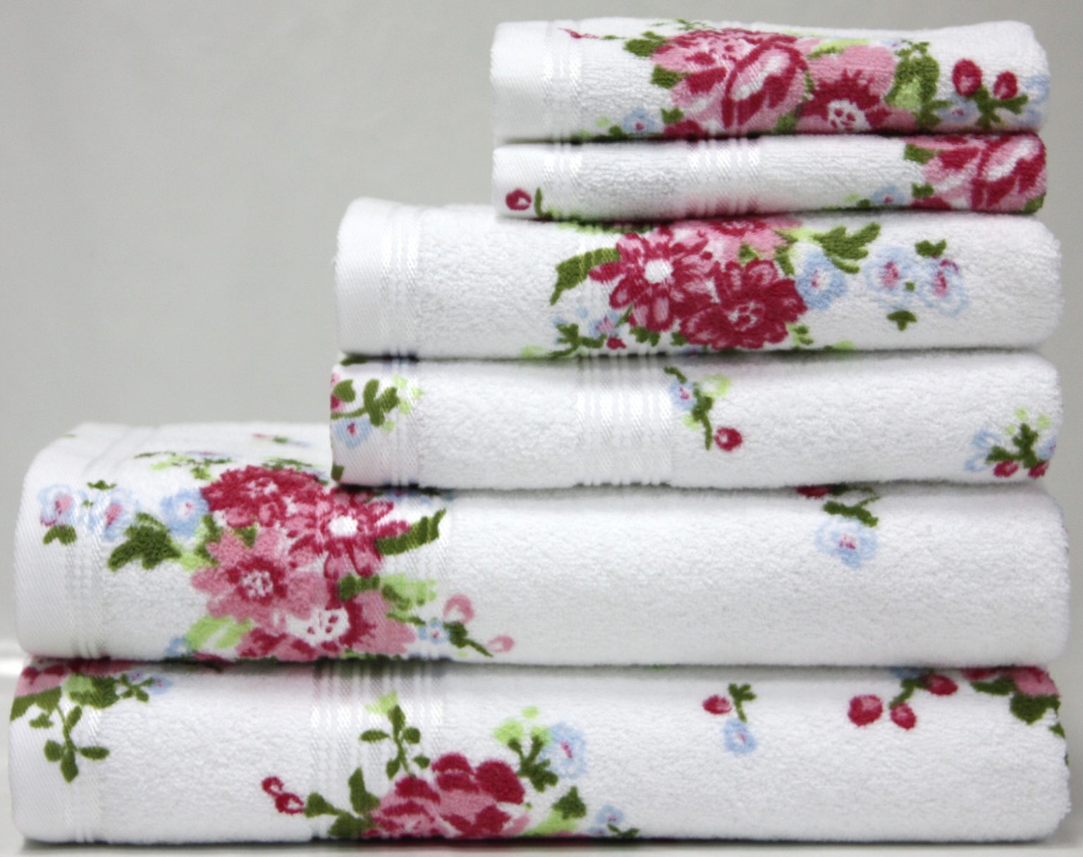 Printed Rose Towel Range (Available in 2 Colours) – Harwood Textiles